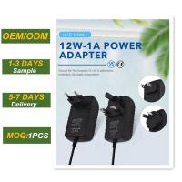 China 12v 1a Led Power Supply Adapter Ac Dc Strip Light Power Adapter for sale
