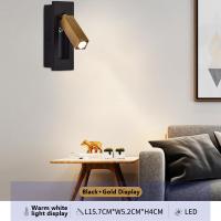 China Embedded LED Wall Lamp , Hotel Bedroom LED Wall Light With Switch for sale