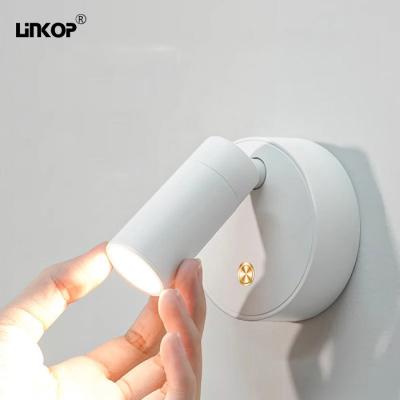 China AC ABS Battery LED Wall Lamp 2V For Charging No Wire Connection 24lm Brightess for sale