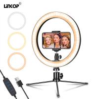China Video LED Fill Light Cri95 3000K-6500K With 5V USB Adjustable Brightness for sale