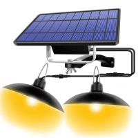 China Intelligent Solar LED Pendant Light White Warm White IP67 Infrared Remote Control Switch for sale
