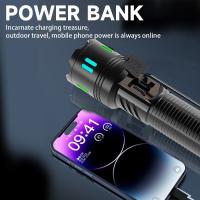 China Portable LED Flashlight Rechargeable Outdoor Patrol Flashlight IP65 for sale