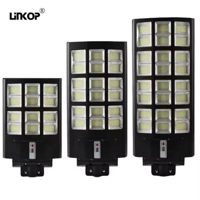 China Solar Powered LED Street Lamp 200W 300W 400W Intelligent Courtyard Solar Lights for sale