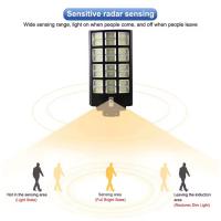 China Solar Powered LED Street Lamp 200W 300W 400W Intelligent Courtyard Solar Lights for sale