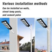 China Solar Powered LED Street Lamp 200W 300W 400W Intelligent Courtyard Solar Lights for sale