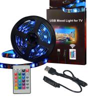 China IP20 5V 3M 3.2W Flat LED Light Strips for sale