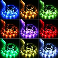 China 5050 5v Usb Rgb Lampu Led Strips Lights Flexible High Lumen  With Mood Colors for sale