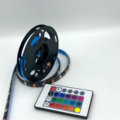 China LED Strip5v Usb Led Lights USB Powered Rainbow Color LED Lights Strip LED TV Backlight Strip With RF Remote for sale