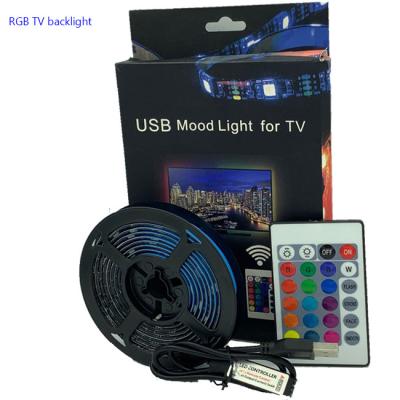 China 5V USB Led Strip Light RGB LED USB Flexible 5V LED Strip Light TV Backlight for sale