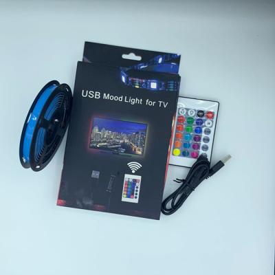 China 5v USB Led strip light ED Strip Lights 6.56ft USB TV Backlight DC 5V RGB Strip Lights for TV Desktop PC for sale