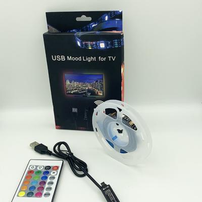 China hot sale china12v 5m smd5050 waterproof ip65 rgb led strip lights with remote controller for sale