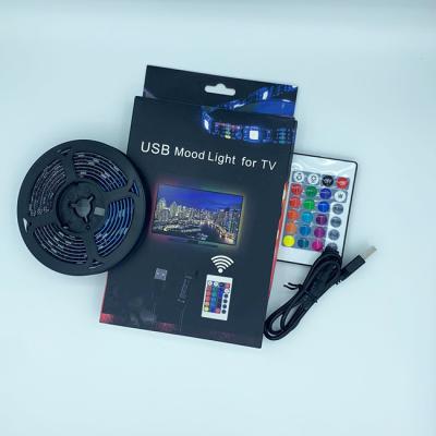 China hot sale china12v 5m smd5050 waterproof ip65 rgb led strip lights with remote controller for sale