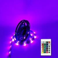 China hot sale china12v 5m smd5050 waterproof ip65 rgb led strip lights with remote controller for sale