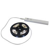 China DC6V 1.5m 8mm Battery Powered Motion Sensor Led Strip Light for sale