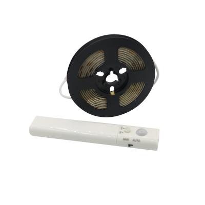 China DC6V 1.5m 8mm Battery Powered Motion Sensor Led Strip Light for sale