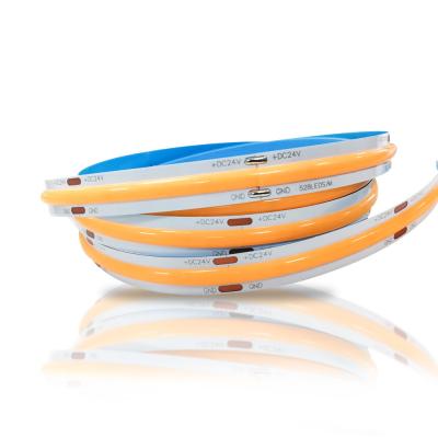 China flexible 320leds IP65 DC24V 8W Cob LED Strip Light for sale