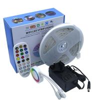 China RGBIC Programmable 2.5W/M IP65 SMD5050 WIFI LED Strip Light for sale