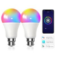 China WIFI Timing 9W 800lm RGB LED Bulb B22 APP Controlled for sale