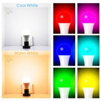China WIFI Timing 9W 800lm RGB LED Bulb B22 APP Controlled for sale