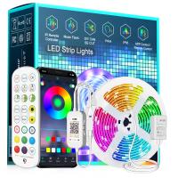 China DC12V 14.4W/M RGB LED Strip Light 5m length 24 Keys Remote Controller for sale