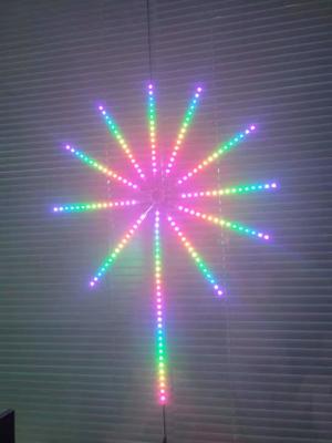 China Fireworks SMD4040 DC5V Flex LED Strip Light Voice Sync Waterproof for sale