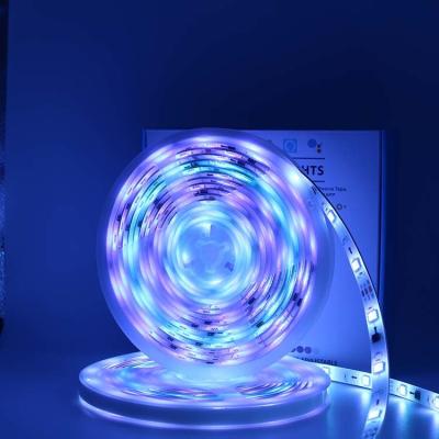 China Wifi Rgbic Flex LED Strip Light Ws2812 2811 Smd5050 30leds/M LED Strip Light for sale