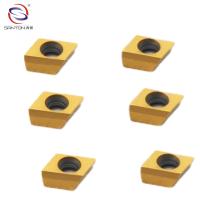 China Good impact and wear resistance P15 Carbide Insert Tips PVD Coated for sale