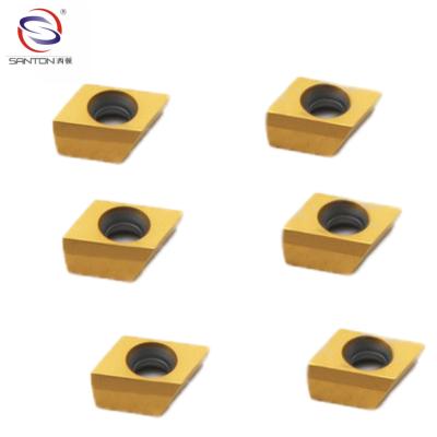 China Good impact and wear resistance P15 Carbide Insert Tips PVD Coated for sale