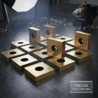 China P35 Grade CVD Coated Cemented Carbide Inserts for Steel Finishing Applications for sale