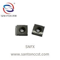 China Triangular 3-Edged CVD Coated K05-K10 Grade Carbide Milling Inserts for alloy steel, stainless steel, and cast iron applications for sale