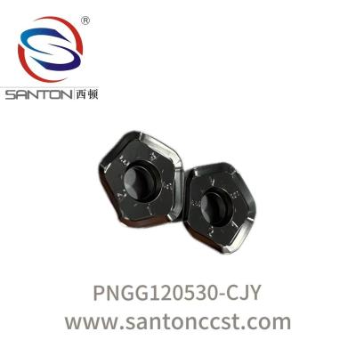 China High Feed Milling Inserts with 90.5 HRA Hardness and P30 Grade for Stainless Steel Processing for sale