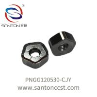 China High Feed Milling Inserts with 90.5 HRA Hardness and P30 Grade for Stainless Steel Processing for sale
