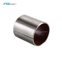 China PVB012 Stainless Steel PTFE Lined Self-Lubricating Bushing 0.7-2.3mm Thickness for Chemical and Marine Applications for sale