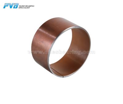 China PVB014 Steel Back PTFE Lined Self-Lubricating Bearing 0.01-0.03mm PTFE Layer for Shock Absorbers for sale