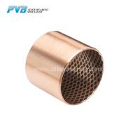 China PVB090G Bronze Wrapped Bearing with Graphite Lubrication Pockets - 91.3% Copper Alloy for Automotive Transmission for sale