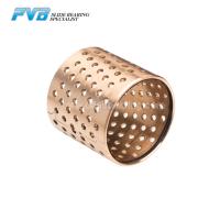 China PVB094 Bronze Wrapped Sliding Bearing with Oil Holes and Seals - ØH7 Housing, ØH9 Inner Diameter for sale