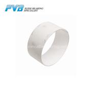China PVB016 White PTFE Lined Bushing Steel Back Composite Plain Bearing -195℃ to 280℃ Temperature Range 140N/mm² Load for sale