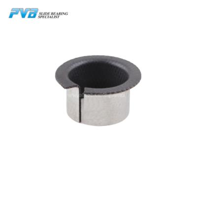China Steel Bronze Mesh PTFE Lined Self-Lubricating Door Hinge Bushing PVB018 with H7 Housing and H9 Inner Diameter Tolerance for sale