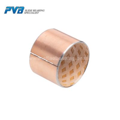 China PVB020T Steel Back Diamond Oil Pockets POM Bushing 250N/mm² Load Capacity -40°C to +110°C Temperature Range for sale