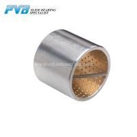 China Steel Back SAE 799 High Leaded Bronze Bimetal Bushing PVB032 - 120 N/mm² Load Capacity, 45-70HB Hardness for sale