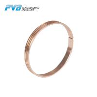 China CuSn8P0.3 Wrapped Bronze Bearing Plunger Cylinder Bushing PVB095 with H7/H9 Tolerance and Oil Grooves for sale