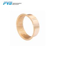 China PVB092 CuSn8P0.3 Bronze Wrapped Bushing 120N/mm² Load Capacity With Through Oil Holes for sale