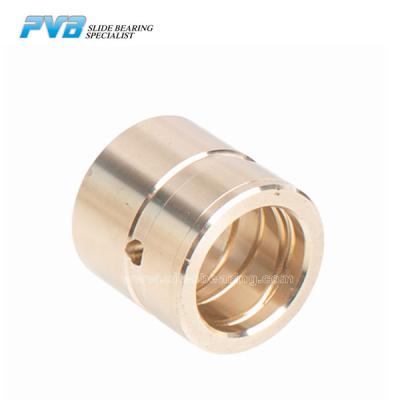 China CuZn25Al6Fe3Mn3 Solid Bronze Bushing with 75 MPa Load Capacity and 800 MPa Tensile Strength for sale