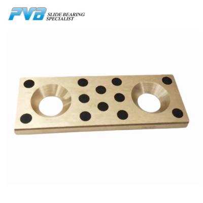 China 5mm Bronze Graphite Oilless Wear Plate - CuZn25A16Fe3Mn3 Material for High Load Applications for sale
