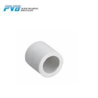 China White Modified PTFE Plastic Bushing Thermoplastic Bearing PVB-800 with -200°C to 260°C Temperature Range and FDA Compliance for sale