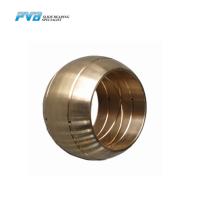 China JDB-1U P90 Solid Bronze Spherical Plain Bearing with Oil Grooves for Hydraulic Cylinders for sale