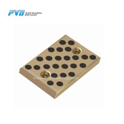 China 10mm Graphite Impregnated Bronze Slide Bearing Plate | Solid Lubricant Wear Plate for High Load Applications for sale