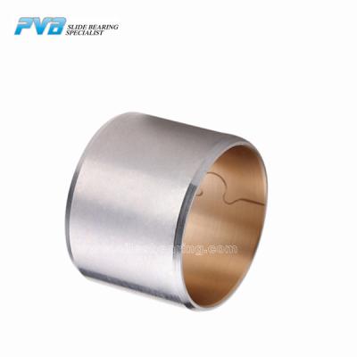 China CuSn6.5P Bimetal Bushing Bronze Alloy Lead Free Bearing with 130 N/mm² Load Capacity and 250°C Temperature Rating for sale