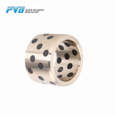 China JDB-10 High Strength Brass Bronze Graphite Self-Lubricating Bearing with 50 MPa Load Capacity and ≥210 HB Hardness for sale