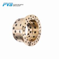 China CuSn12 Graphite Bronze Bearing DIN 1850 - 50 MPa Load Capacity Self-Lubricating Construction Bearing for sale